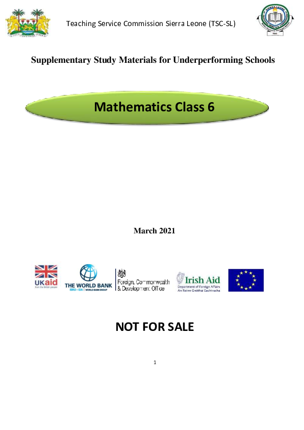 (PDF) Teaching Service Commission Sierra Leone (TSC-SL