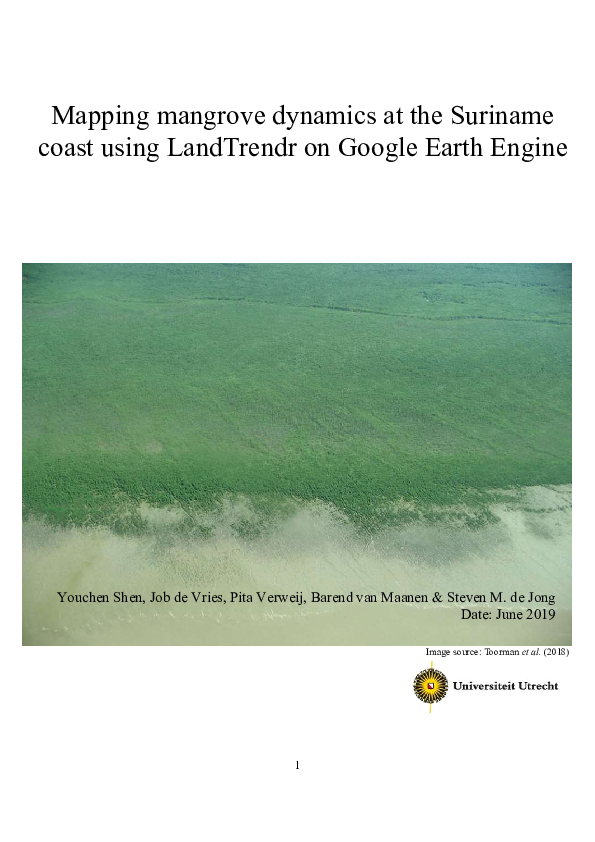 (PDF) Mapping mangrove dynamics using LandTrendr on Google Earth Engine