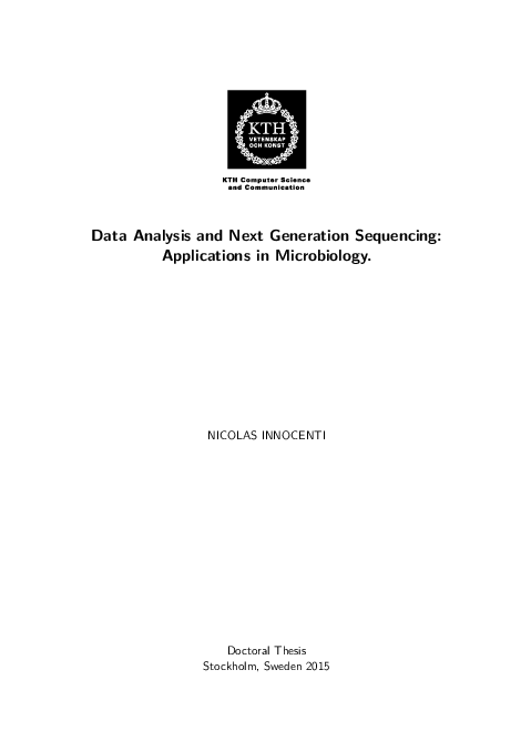 Pdf Data Analysis And Next Generation Sequencing Applications In
