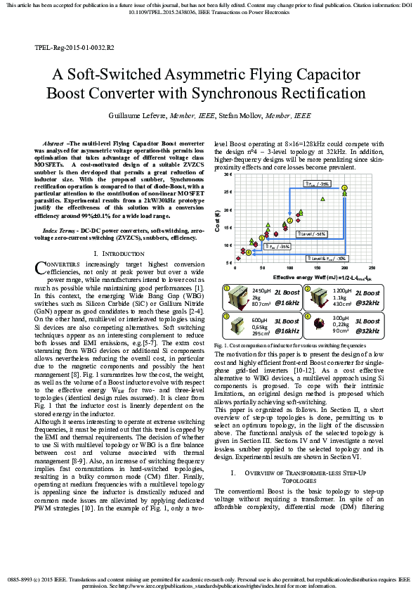 (PDF) A Soft-Switched Asymmetric Flying Capacitor Boost Converter with Synchronous Rectification