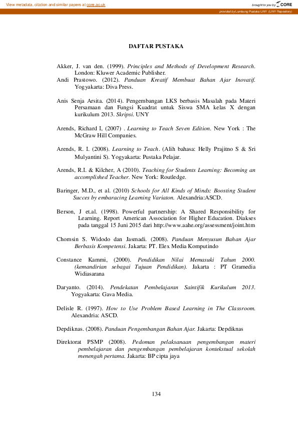 (PDF) Pengembangan Perangkat Pembelajaran Dengan Pendekatan Saintifik Berbasis Problem Based ...