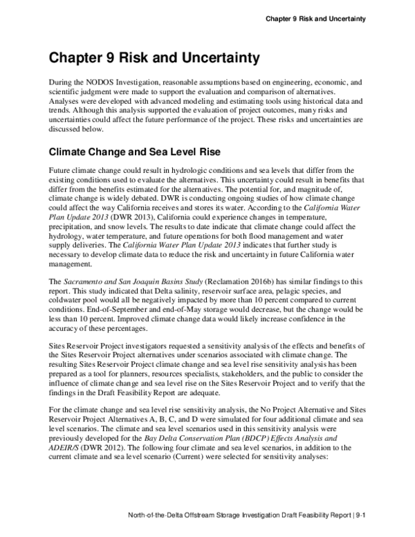 (PDF) Climate Change and Sea Level Rise