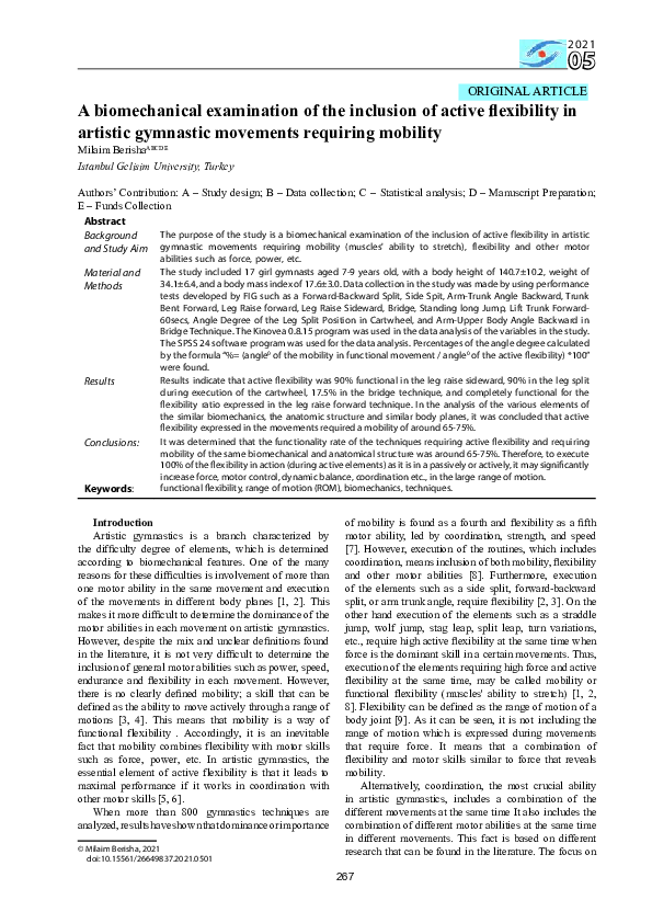 (PDF) A biomechanical examination of the inclusion of active ...