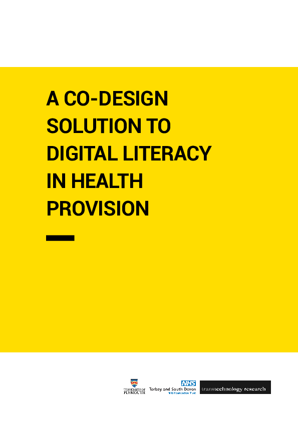 (PDF) A CO-DESIGN SOLUTION TO DIGITAL LITERACY IN HEALTH PROVISION