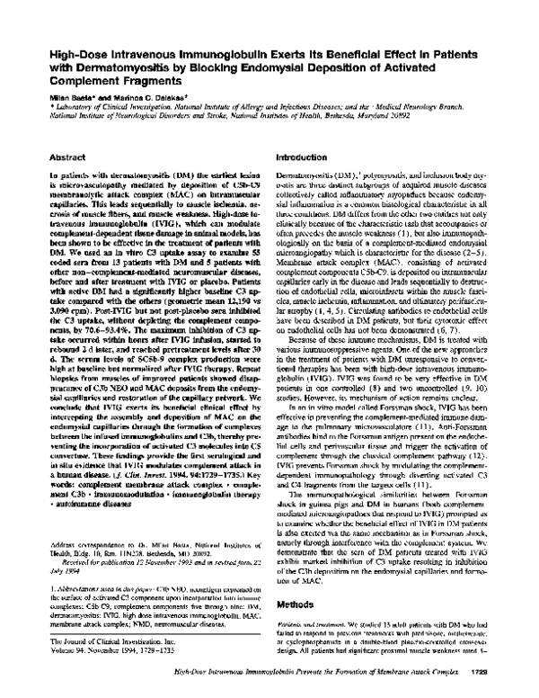 (PDF) High-dose intravenous immunoglobulin exerts its beneficial effect in patients with ...