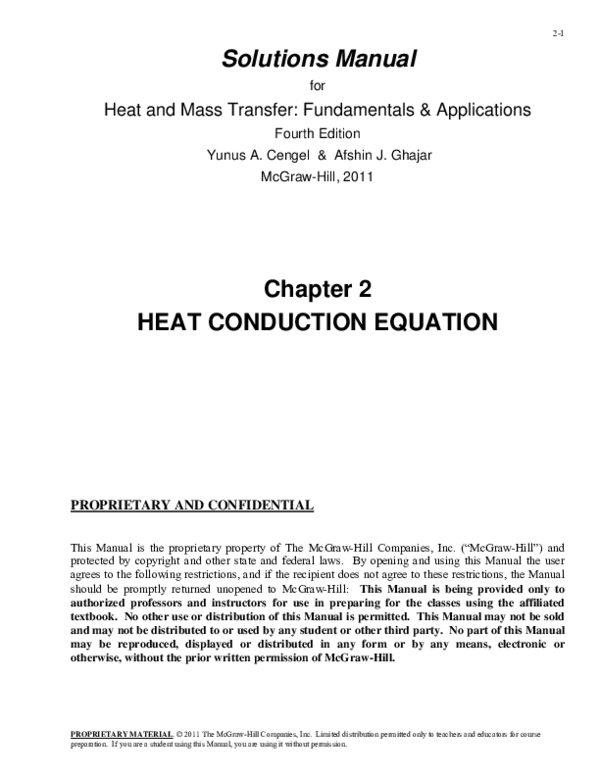 Pdf Chapter 2 Heat Conduction Equation Cesar Garcia