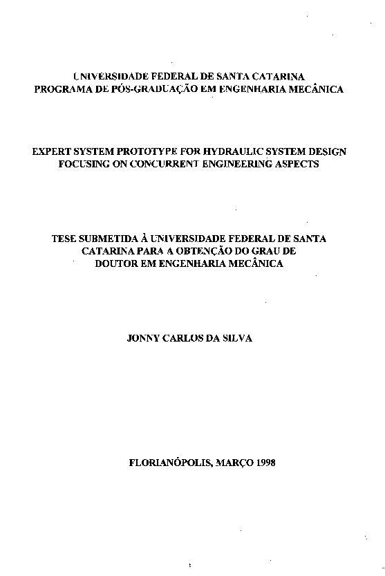 (PDF) Expert system prototype for hydraulic system design focusing on ...