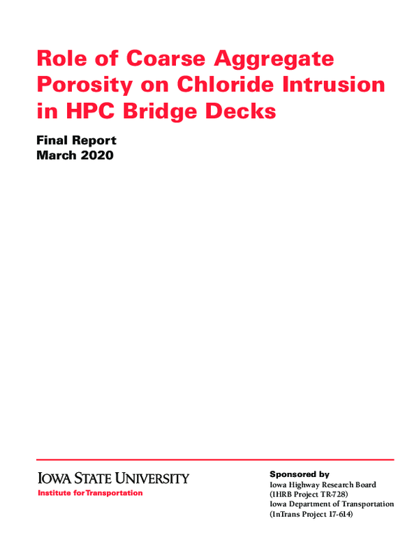 (PDF) Role of Coarse Aggregate Porosity on Chloride Intrusion in HPC ...