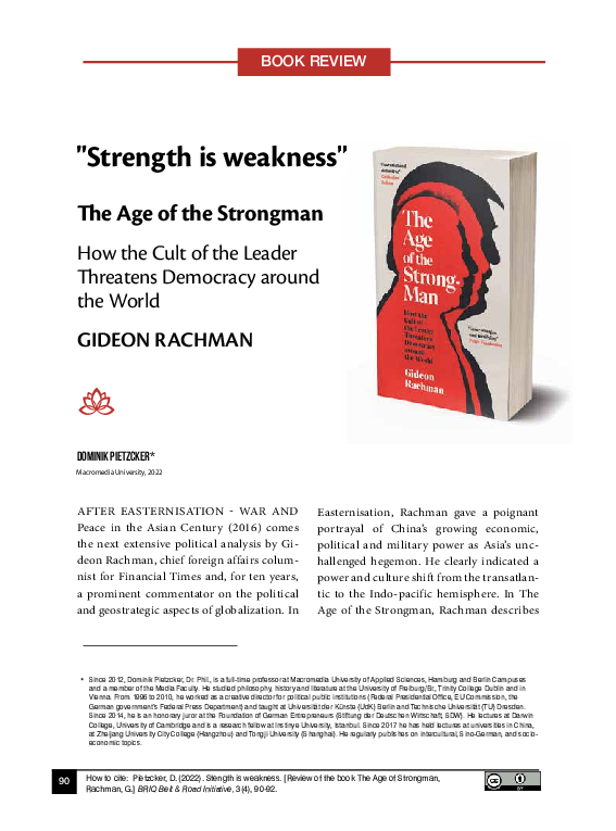 (PDF) The Age of the Strong Man - Book review