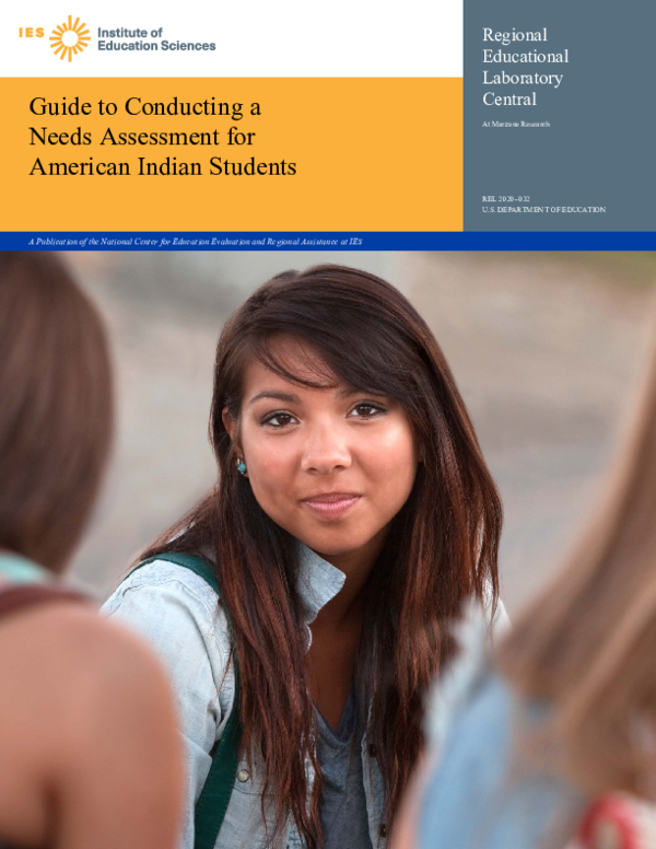 (PDF) Guide to Conducting a Needs Assessment for American Indian ...