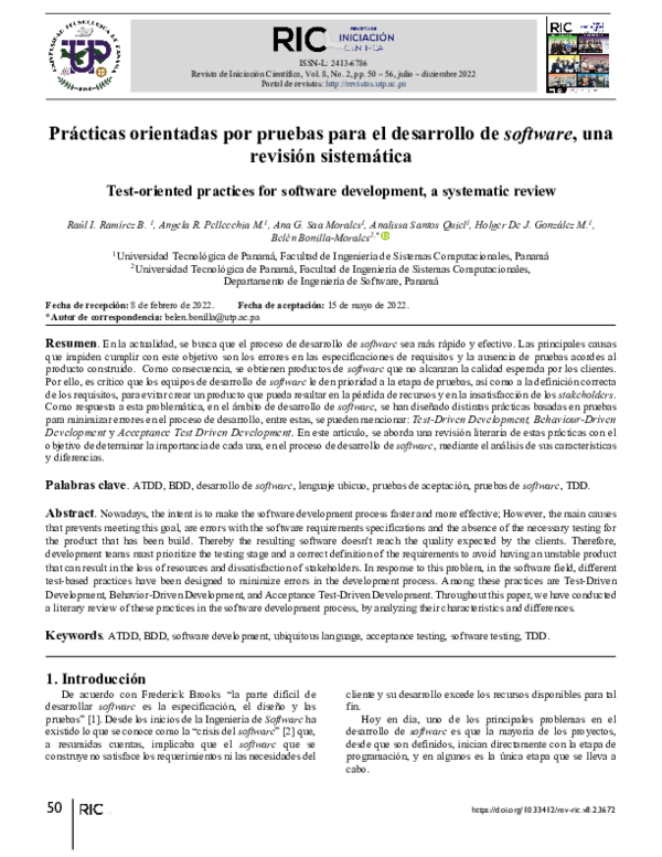 (PDF) Prácticas orientadas por pruebas para el desarrollo de software ...