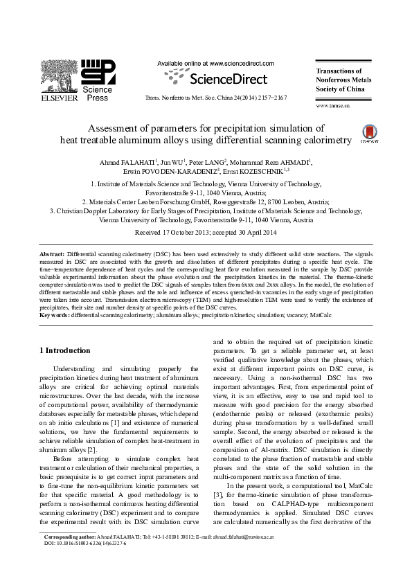 Pdf Assessment Of Parameters For Precipitation Simulation Of Heat