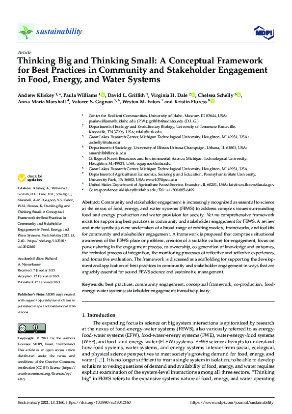 (PDF) Thinking Big and Thinking Small: A Conceptual Framework for Best ...