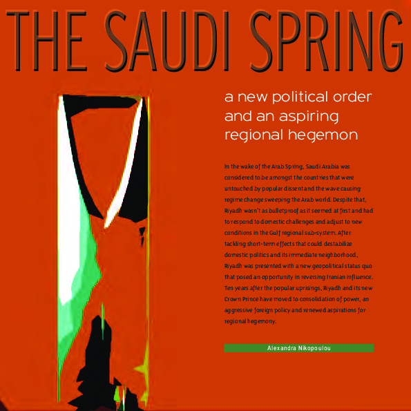 (PDF) “The Saudi Spring”: A new political order and an aspiring ...