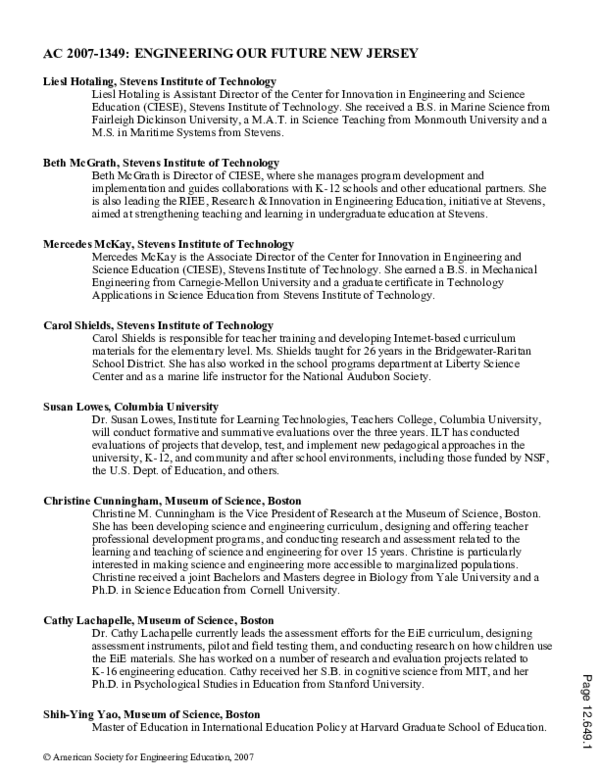 (PDF) Engineering Our Future New Jersey