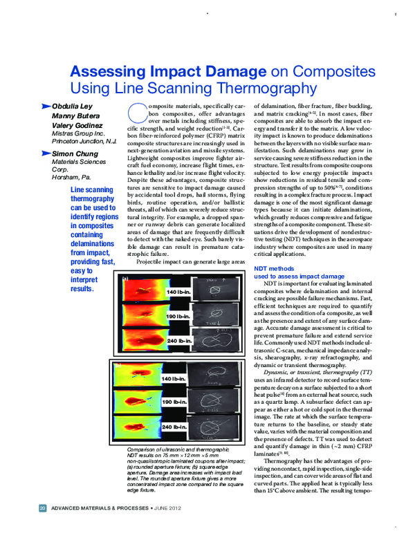 (PDF) Assessing Impact Damage on Composites Using Line Scanning ...