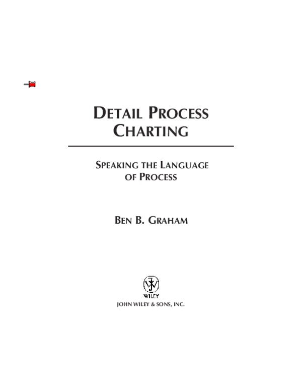 (PDF) Detail Process Charting: Speaking the Language of Process
