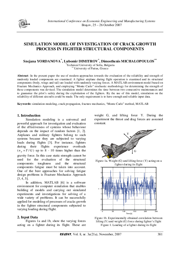 (PDF) Simulation Model of Investigation of Crack Growth Process in ...