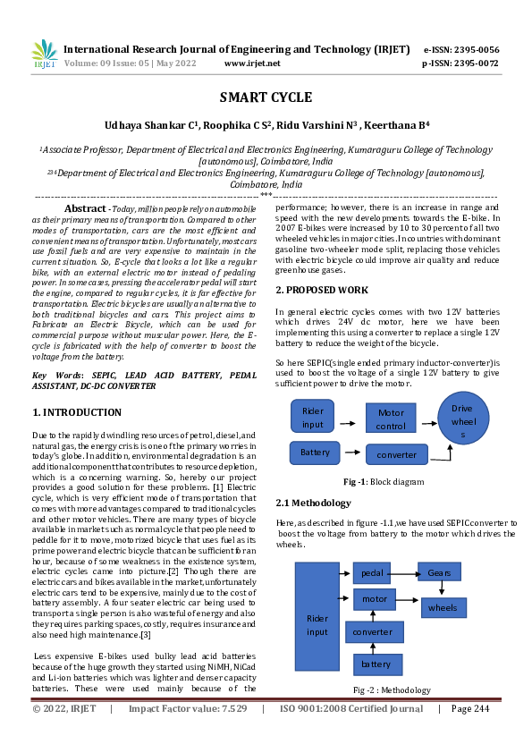 (PDF) SMART CYCLE