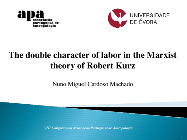 (PDF) The double character of labor in the Marxist theory of Robert ...