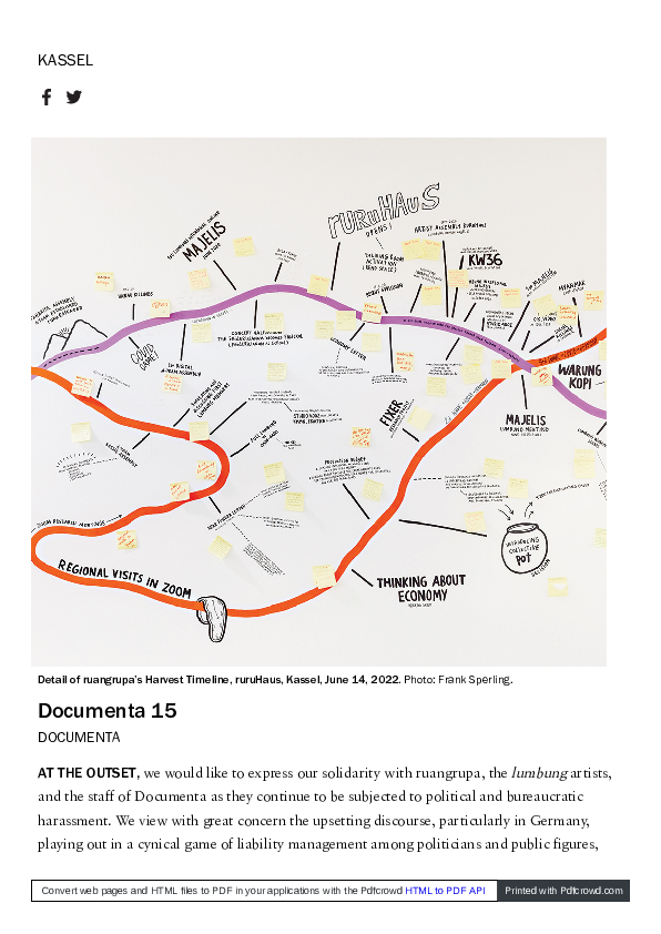 (PDF) Review of Documenta 15
