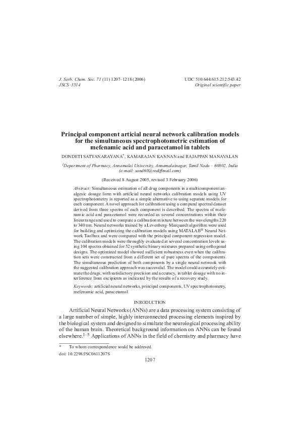 (PDF) JSCS–3514 Original scientific paper
