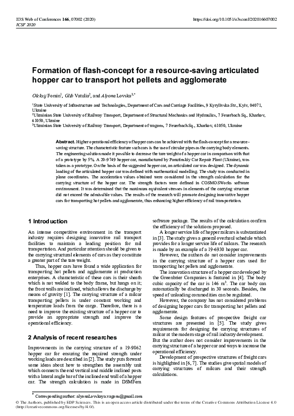 (PDF) Formation of flash-concept for a resource-saving articulated ...
