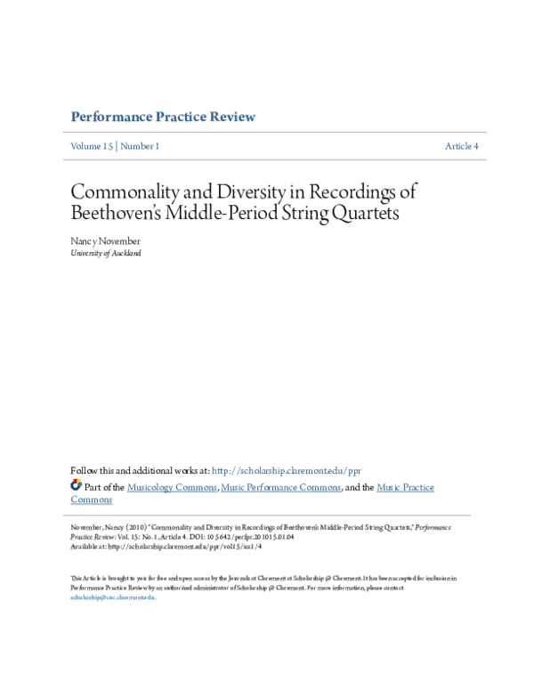 (PDF) Commonality and Diversity in Recordings of Beethoven’s Middle ...