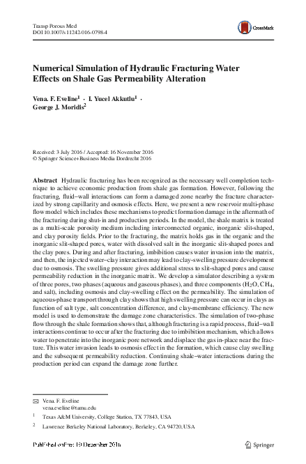 Pdf Numerical Simulation Of Hydraulic Fracturing In Circular Holes