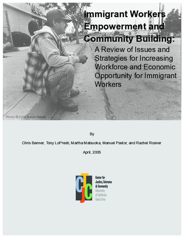 (PDF) Immigrant Workers Empowerment and Community Building: A Review of Issues and Strategies ...