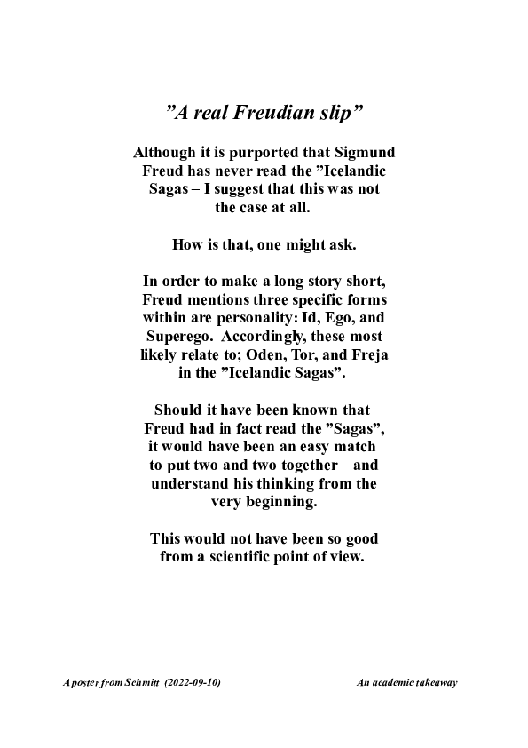 (PDF) "A real Freudian slip"