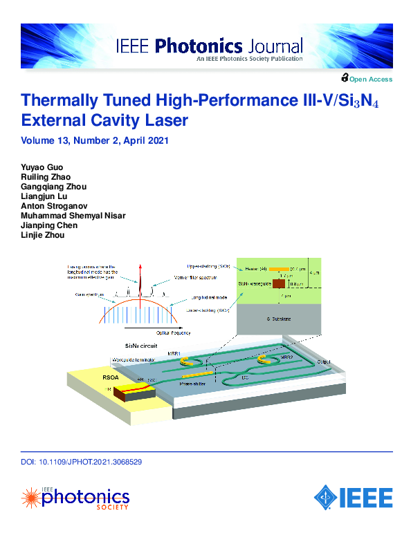 (PDF) Thermally Tuned High-Performance III-V/Si3N4 External Cavity Laser