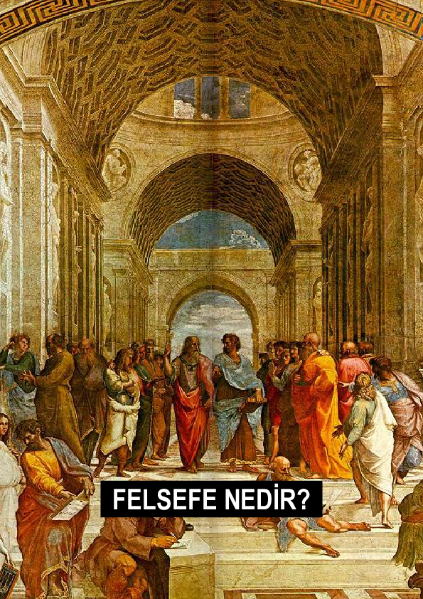(PDF) Felsefe Nedir?