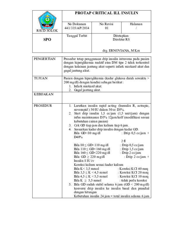 (DOC) SPO Protap Critical ILL Insulin