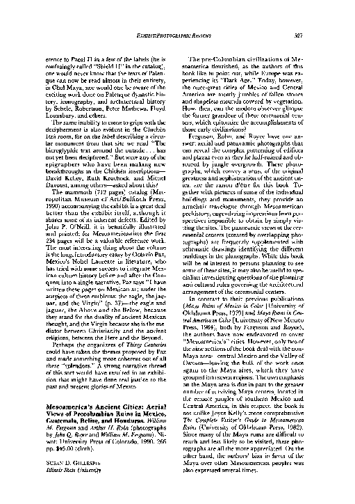 (PDF) Mesoamerica's Ancient Cities: Aerial Views of Precolumbian Ruins ...