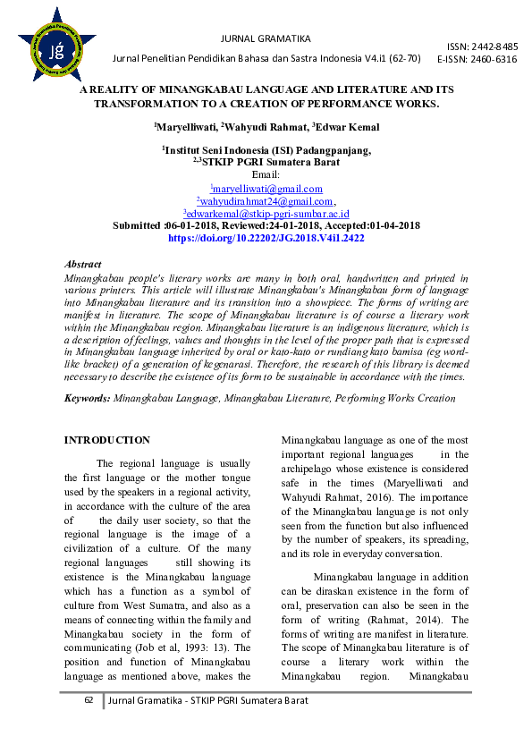 (PDF) Mantra Structure of Banten and Its Implication in Literary Learning
