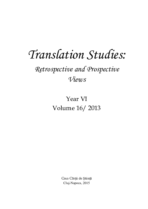 (PDF) Translation Studies: Retrospective and Prospective Views