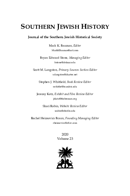 (PDF) Diane C. Vecchio, New Jewish Women: Shaping the Future of a “New ...