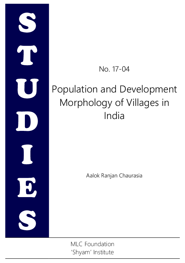 (PDF) 17-04 Population and Development Morphology of Villages in India