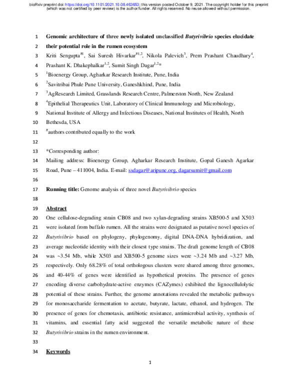 (PDF) Genomic architecture of three newly isolated unclassified ...
