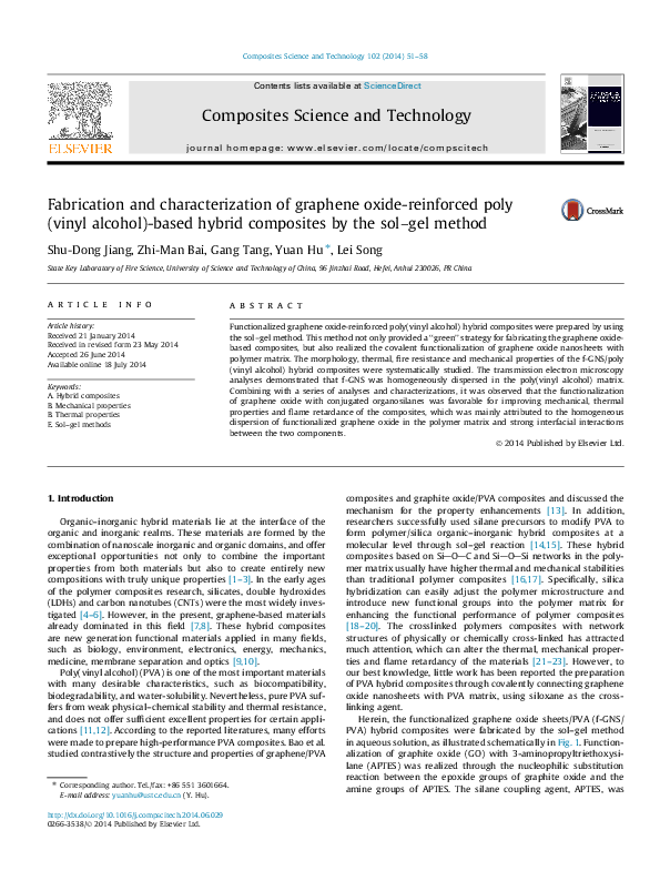 (PDF) Fabrication and Characterization of Graphene/Hexagonal Boron Nitride Hybrid Sheets