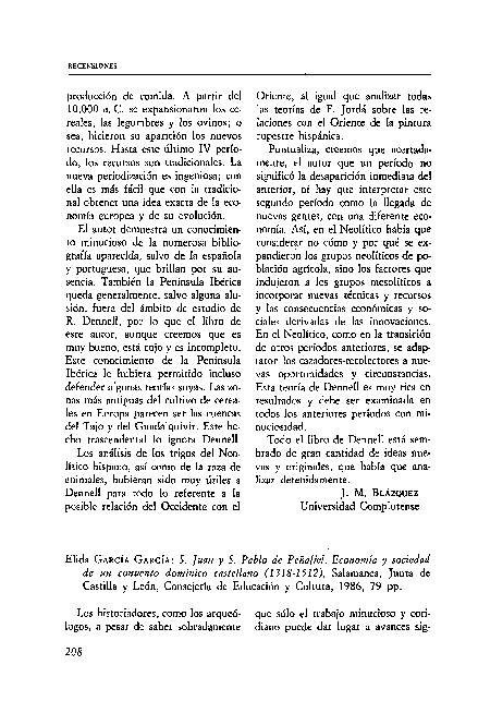 (PDF) Elida García García: S. Juan y S. Pablo de Peñafiel. Economía y ...
