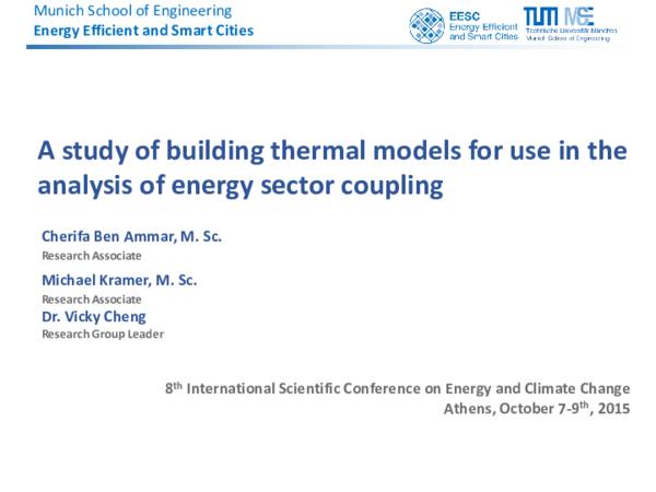 (PDF) A study of building thermal models for use in the analysis of ...