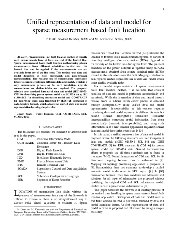 (PDF) Unified representation of data and model for sparse measurement ...