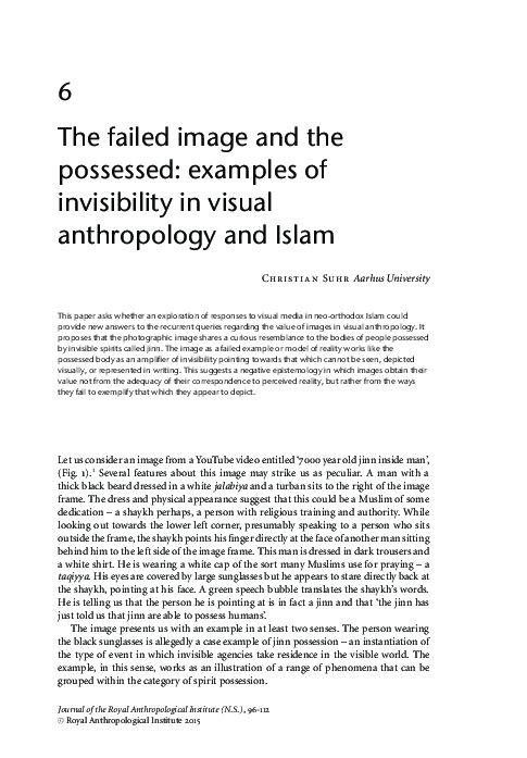 (PDF) The failed image and the possessed: examples of invisibility in ...