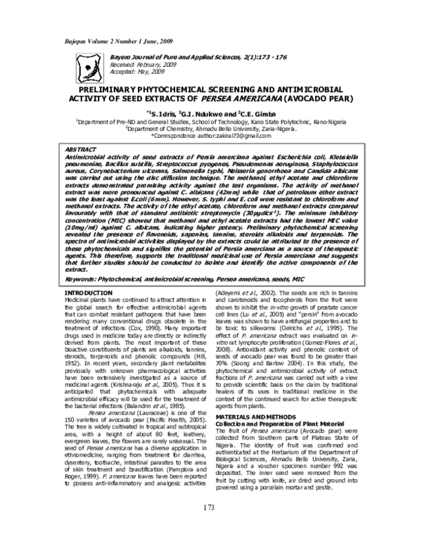 (PDF) Preliminary Phytochemical Screening and Antimicrobial Evaluation ...