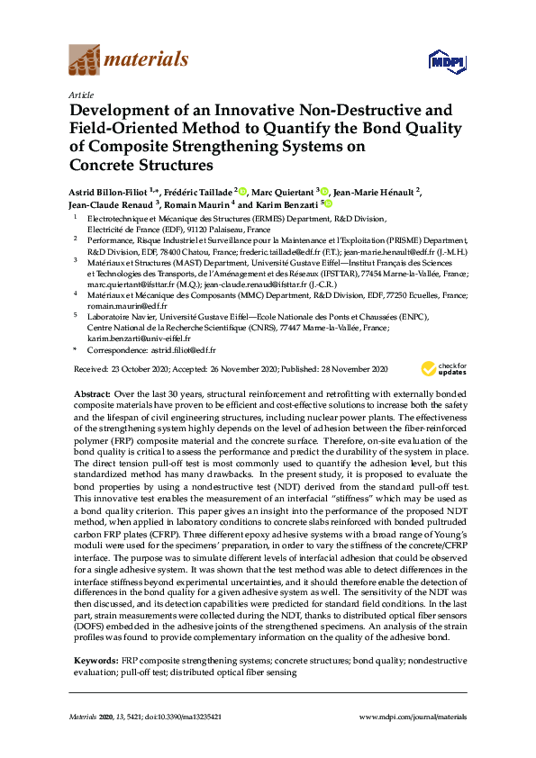 (PDF) Development of an Innovative Non-Destructive and Field-Oriented ...