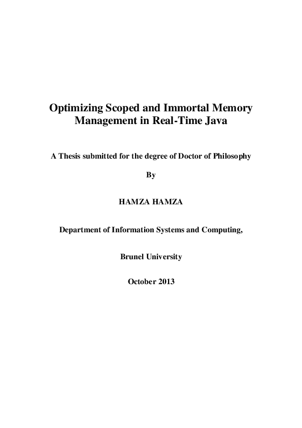 (PDF) Simulation of a Railway Control System: Dynamic Analysis of Scoped Memory Consumption