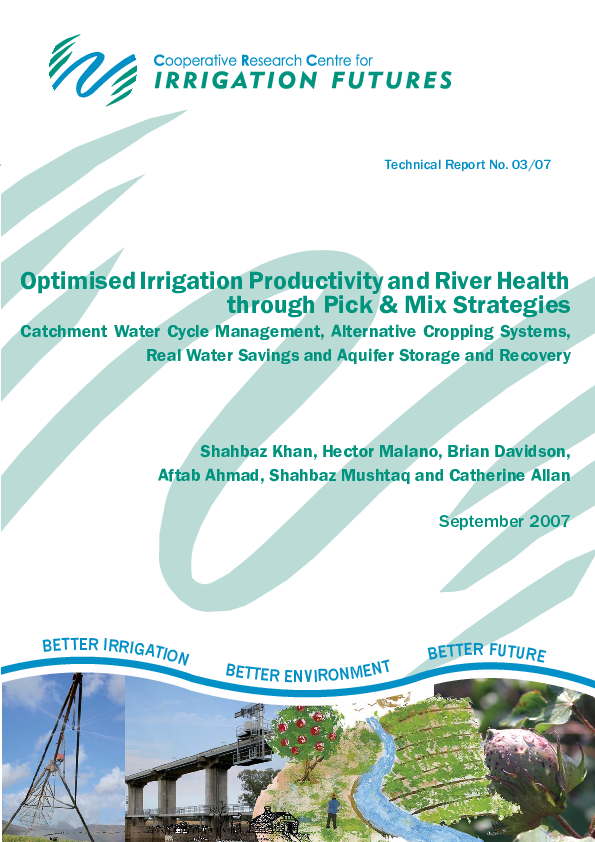 (PDF) Optimised irrigation productivity and river health through pick ...