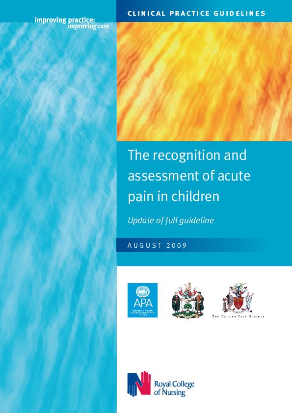 Acute Pain Clinical Practice Guideline – VQUJYL